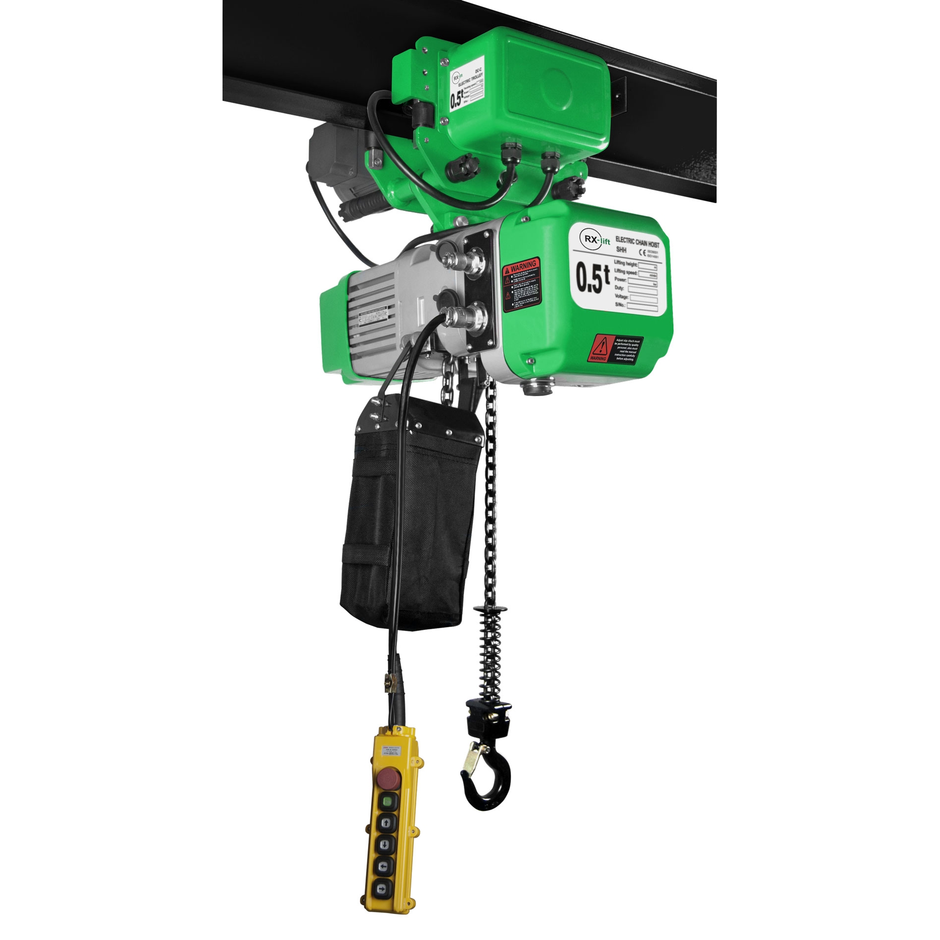 Dizalica električna lančana tip SHH-AM sa kolicima 0,5T/4M RX-lift - Lanci