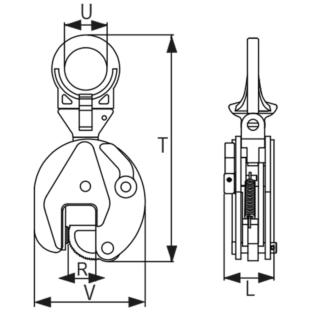 Hvataljka za lim univerzalna tip PCD 12,0T RX-lift - Lanci